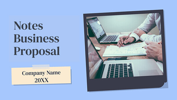 Proposta commerciale note | Template di Genially